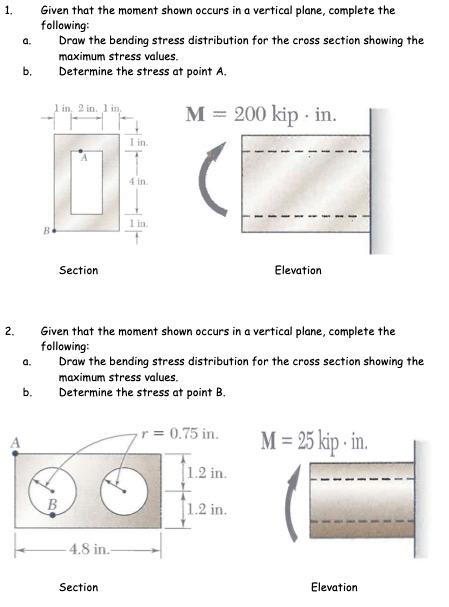 1 Given That The Moment Shown Occurs In A Vertical Plane Complete The 1-given-that-the-moment-shown-occurs-in-a-vertical-plane-complete-the